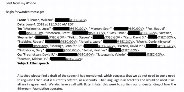 Ripple : les documents de Hinman dévoilés, mais le flou persiste