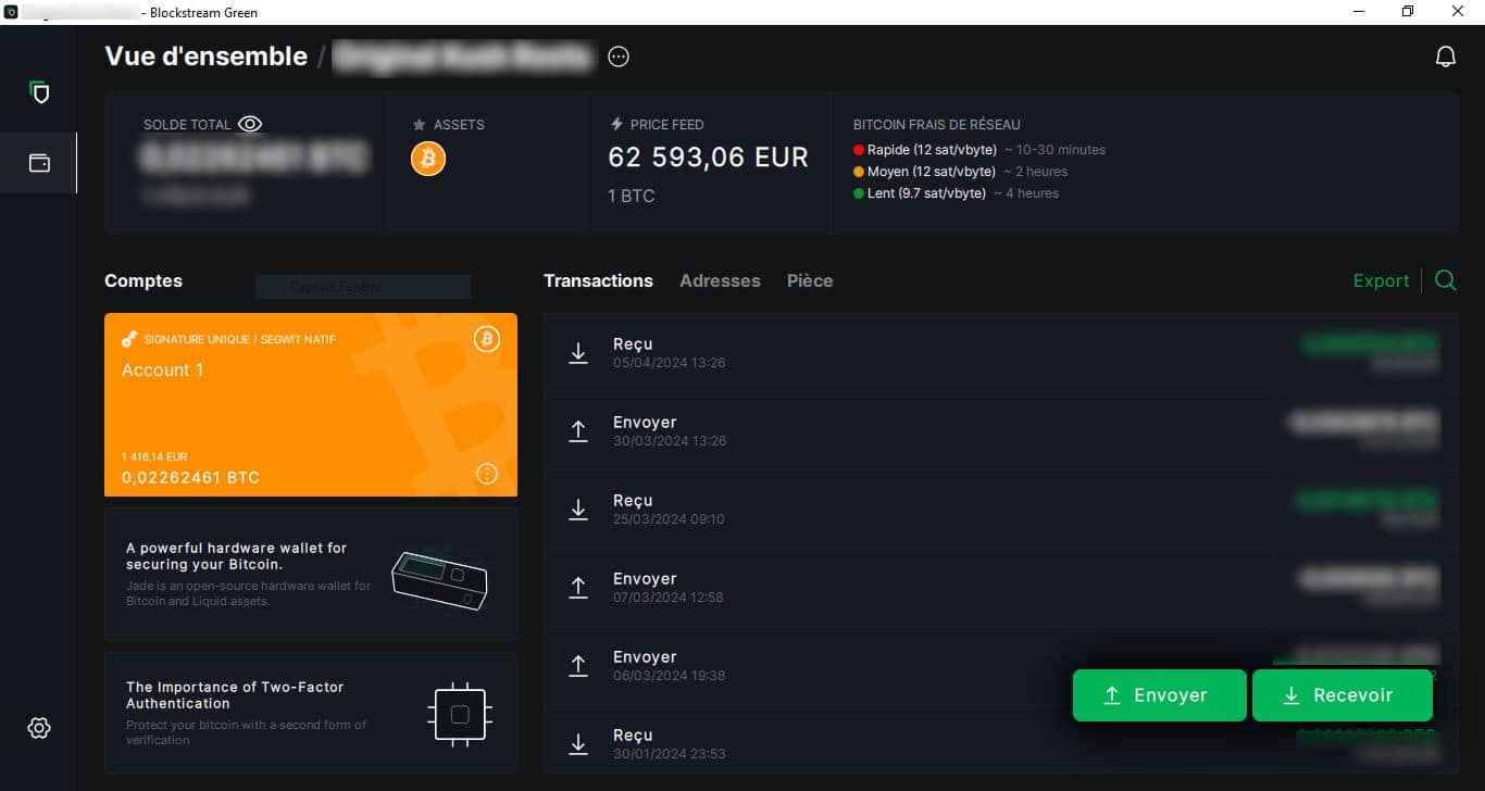 Green : Le Wallet de Blockstream fait peau neuve - Cointribune